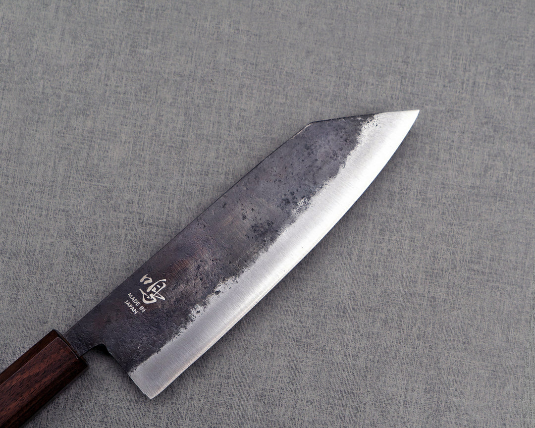 Naru “Hatsukou Series” Aogami #2 Kurouchi 165mm Bunka with Ebony Handl ...