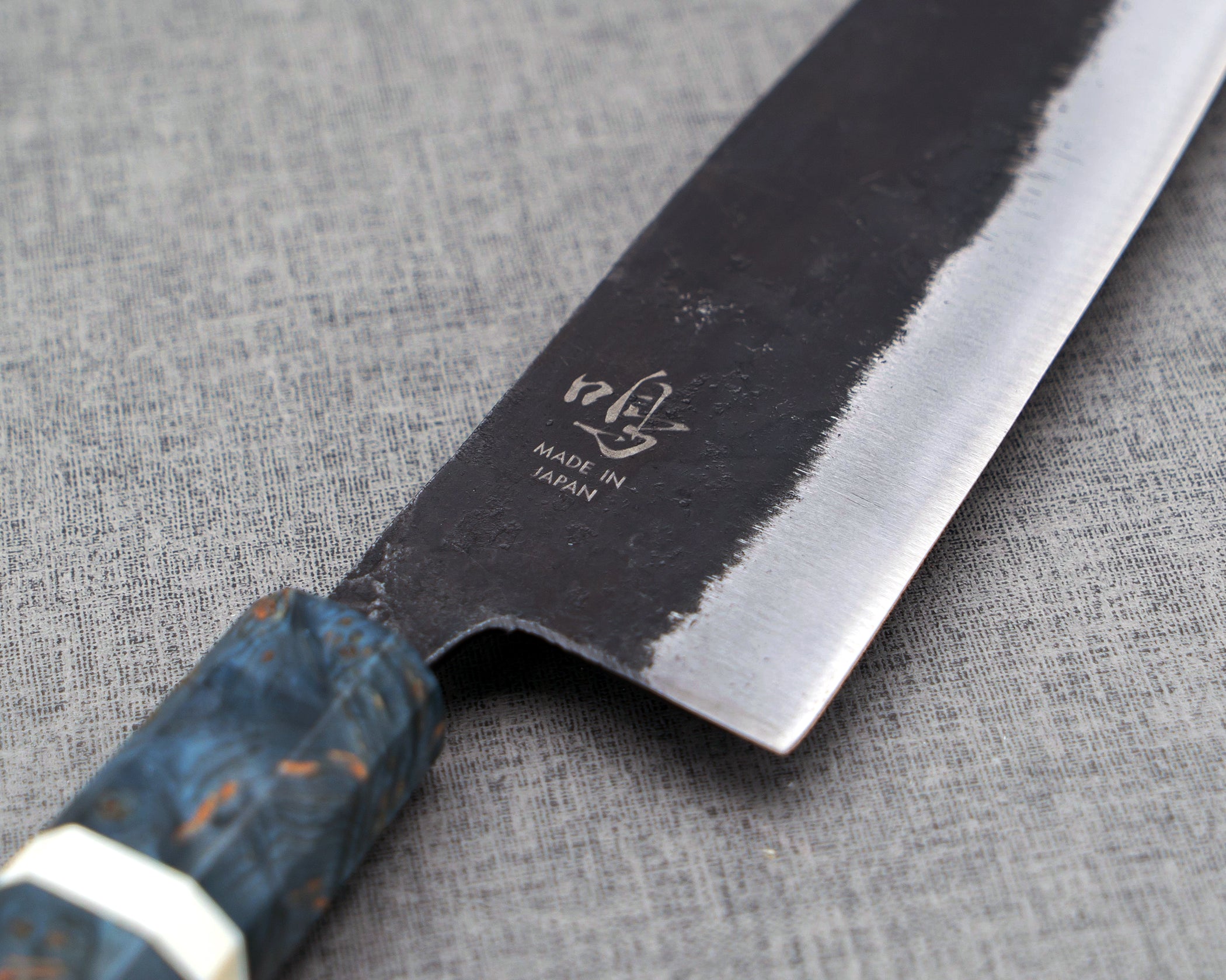 Naru “Hatsukou Series” Aogami #2 Kurouchi 165mm Bunka – Burrfection Store
