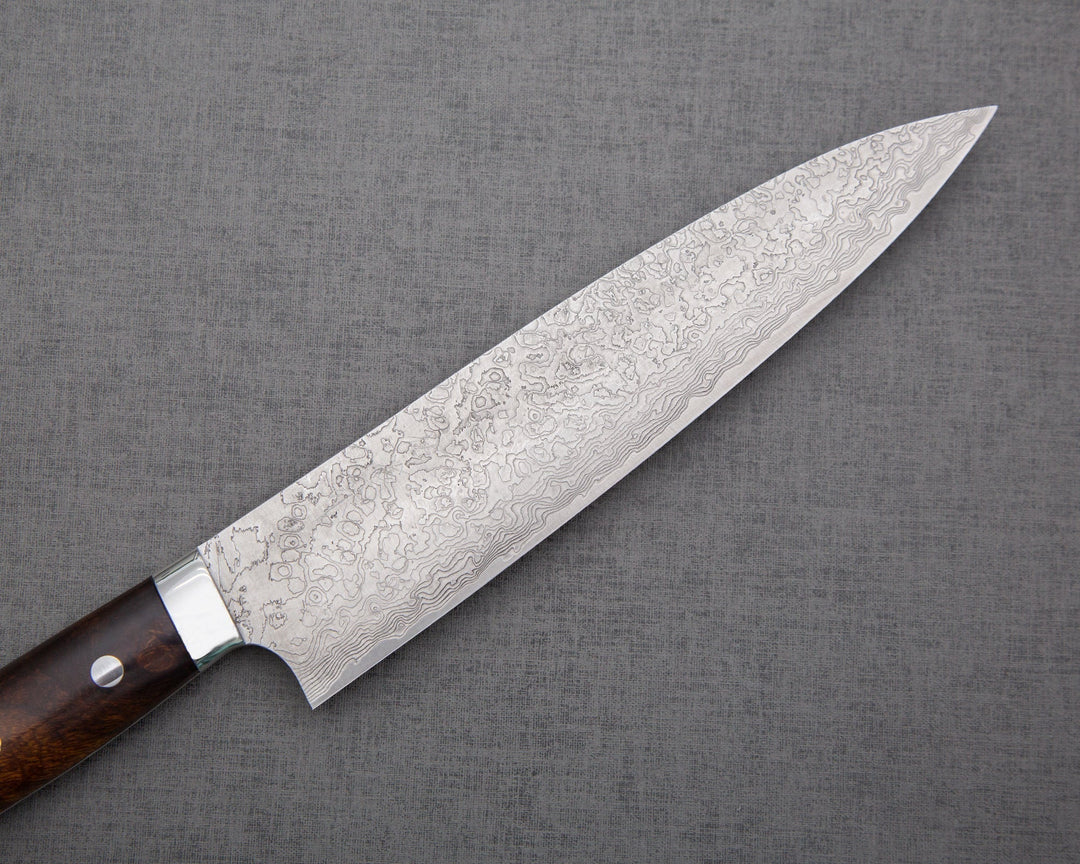Takeshi Saji R2/SG2 Diamond Damascus Gyuto with Ironwood Handle ...