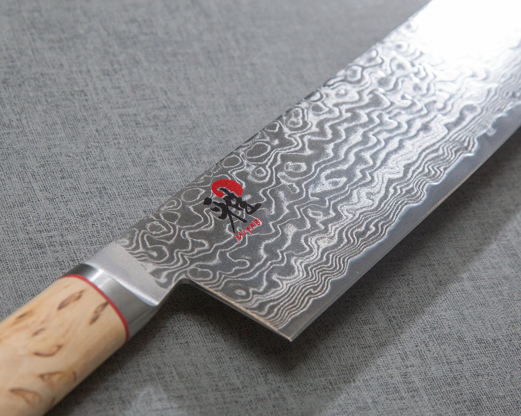 Miyabi SG2 Damascus Gyuto with Birchwood Handle – Burrfection Store